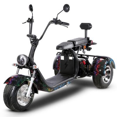 China Freio a disco 60V Motos elétricas com suspensão dianteira e traseira de choque Velocidade máxima 45km/h à venda