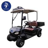China 1-2 Seats DOT Electric Golf Carts with DOT Certification and Front LED Headlight for sale
