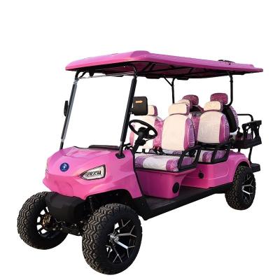 中国 メーカー 販売 4 2 座電動ゴルフカート フロントディスク 後部ドラムブレーキシステム 販売のため