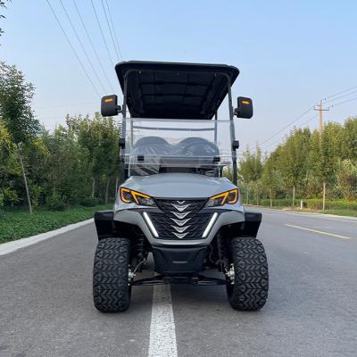 China Carrinhos de golfe elétricos off-road de 4 a 6 lugares com bateria de chumbo/lítio de 100Ah/120Ah/150Ah à venda