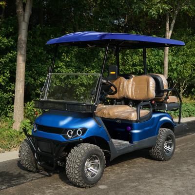 Cina Golfcar elettrico a 4 posti con tempo di ricarica da 7 a 9 ore e distanza minima da terra da 150 a 200 mm in vendita