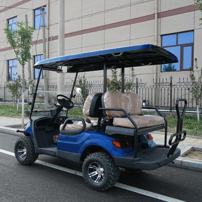 Cina Golfcar elettrico a 4 posti con tempo di ricarica da 7 a 9 ore e distanza minima da terra da 150 a 200 mm in vendita