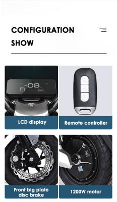 Cina 2023 Streetbikes Motocicletta 12000w Scooter elettrico con controller brushless intelligente in vendita
