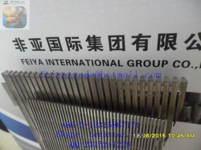 China DEWATERING SCREEN PANEL / JOHNSON SCREEN PLATE / V WIRE SLOT PANEL / WEDGE WIRE SUPPORT GRIDS / WEDGE WIRE GRATING for sale
