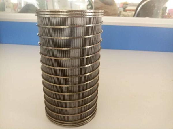 Quality Wedge Wire Cone Screen / Rotary Drum Screen / Johnson Cylindrical Filter Basket for sale
