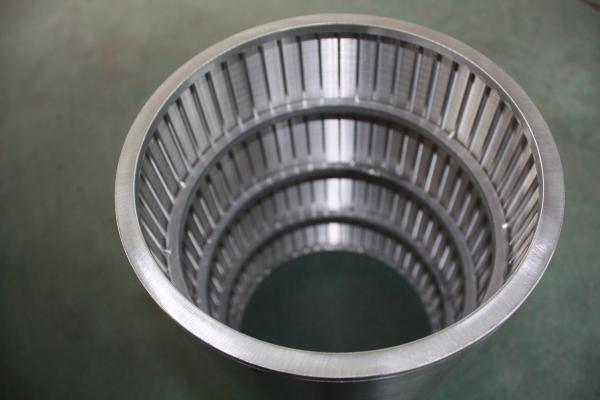 Quality Wedge Wire Cone Screen / Rotary Drum Screen / Johnson Cylindrical Filter Basket for sale