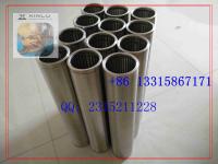 China Wedge Wire Screen Johnson Screen V Wire Filter 0.1mm Slot Precision Filtration for sale