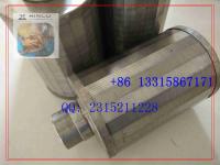 China Wedge Wire Screen Johnson Screen V Wire Filter 0.1mm Slot Precision Filtration for sale
