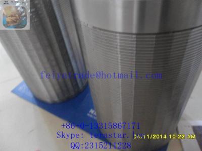 China Wedge Wire Wrapped Screen Cone Drum Johnson Wire Filter Basket Rotary Drum Screen for sale