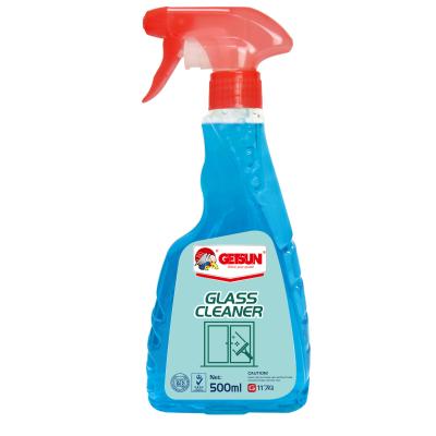 China Anti Scratch Anti Fogging Glass Cleaner Spray Smudges Dust Remover 500ml for sale