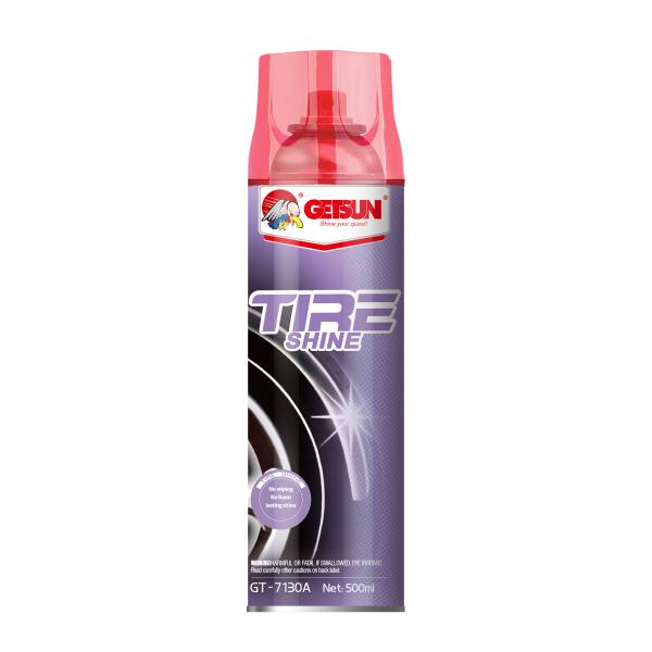 Quality Protective Cleaning Car Tyre Gel Shine Spray High Gloss 500ml for sale