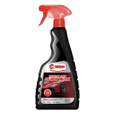 China High Gloss Detailing Car Spray Wax Quick Shine Gloss Booster Aerosol for sale