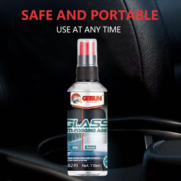 Quality Getsun Long-Lasting Clarity Anti Fog Spray for Windshield and Mirrors for sale