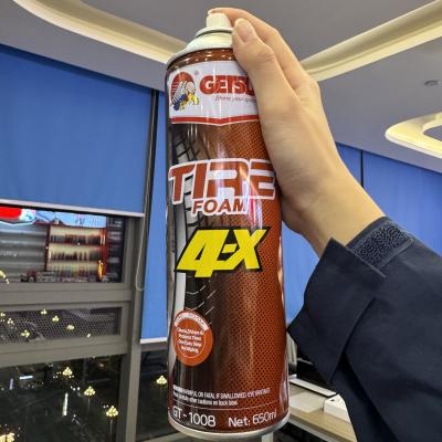 China Getsun Professional Tire Shine Cleaner Foam for Auto Detailing for sale