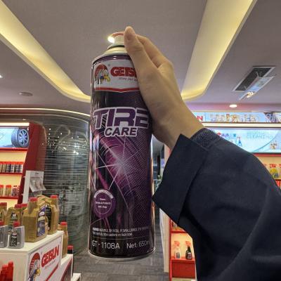 China Getsun Tire Shine Foam Cleaner Spray for Professional Detailing for sale