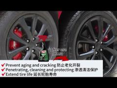 Getsun Eco-Friendly Water-Based Tire Shine Protection Tyre Dressing Spray ndash The Best Way to Revive and Protect Your Tire