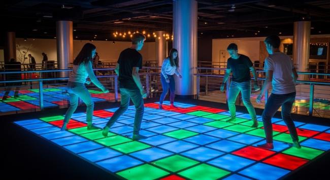 interactive game floor
