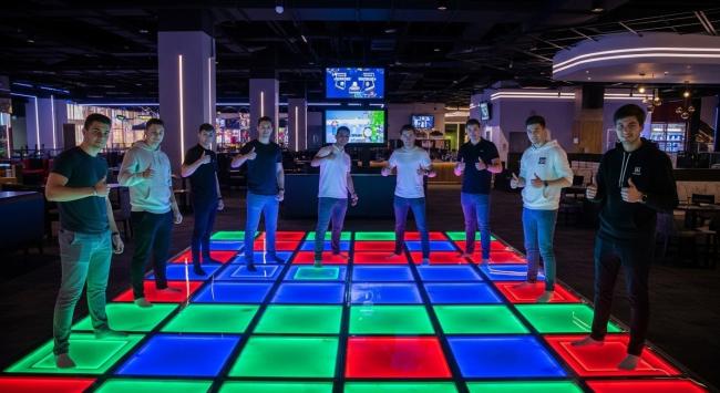 interactive gaming floor