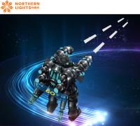 China Mech Warrior Interactive Wall Projection Indoor Interactive Projector for sale