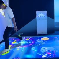 China Interactive System All-in-one Interactive Mobile Floor / Ground Projection Game for sale