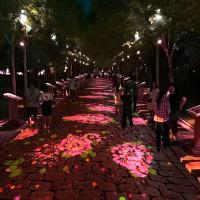 China Outdoor Projector Interact Ground Lighting Interactive Floor Projection for sale