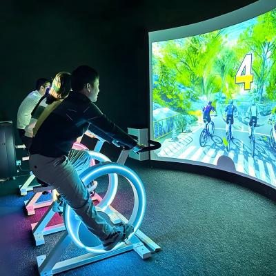 China Ar Dynamische Fahrradprojektion AR Interaktive Dynamische Fahrradprojektion Digitale Sport Intelligentes Fahrrad Interaktives System for sale