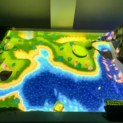 China AR Interactive Sand Games Interactive Sandbox Software Projection System Sand Table Indoor Playground for sale