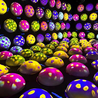 China Amusement Park Indoor Colorful Bouncy Ball Game Interactive Jumping Ball Projection for sale