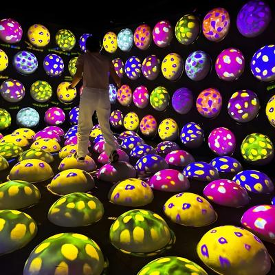 China Amusement Park Indoor Colorful Bouncy Ball Game Interactive Jumping Ball Projection for sale