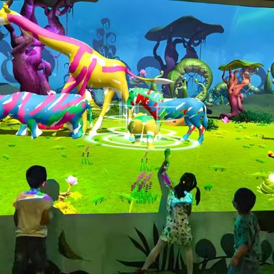 China Scanning Painting Interactive Wall Projection Software Kids Interactive Projector for sale