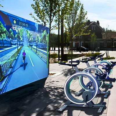 China Northern Lights Racing Bike Simulator Game Machine Racing Projection for sale