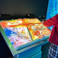 China Museum HD 3D Virtual Flip E-Book Projection Program Interactive Book Projector for sale