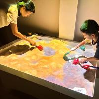 China 1024*768 Projector Sand Table Interactive Projection Game 3400 Lumens for sale