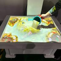 China Indoor Ar Sandbox Interactive Game Interactive Sand Table Projector For Children for sale