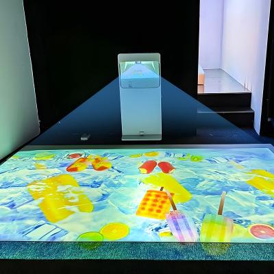 China 3300lm Mobile Interactive Floor Projector For Floor Projection for sale