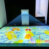 China Mobile Interactive Projection System For Outdoor Amusement Park for sale