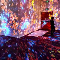 China Yoga Studio Wall Projection Floor Projection Interactive Virtual Reality Museum Show for sale