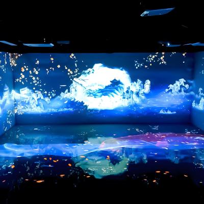 China Indoor 7d Interactive Projector Wall Floor Holographic Projection For Restaurant for sale