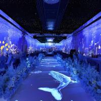 China Dining Projection Immersive Wall Floor Table Projector Solution For Restaurant for sale