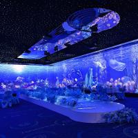 China Dining Projection Immersive Wall Floor Table Projector Solution For Restaurant for sale