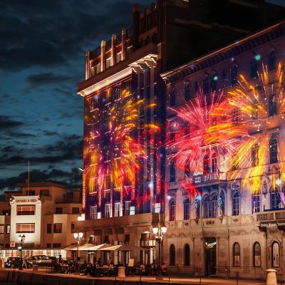 China Outdoor Laser Light Show Machine Animation Show Laser Commercial Lights Projector for sale