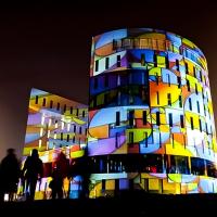 China 8500 LM Interactive Projection Mapping Outside Immersive Projection Mapping for sale