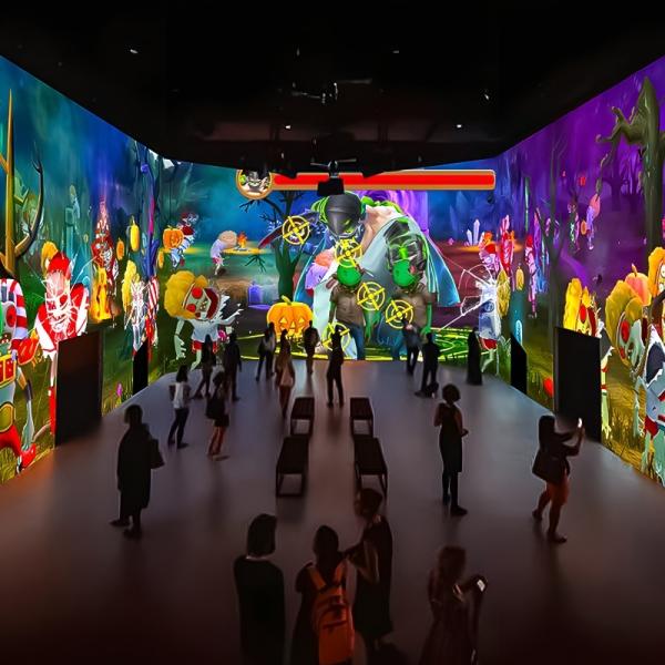Northern Lights Immersive Interactive Wall Progettazione educativa per bambini