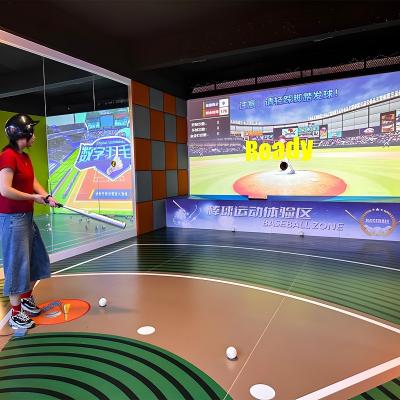 Cina Indoor Virtual Reality Sports Ar Projection Simulatore di baseball intelligente Simulazione di baseball in vendita