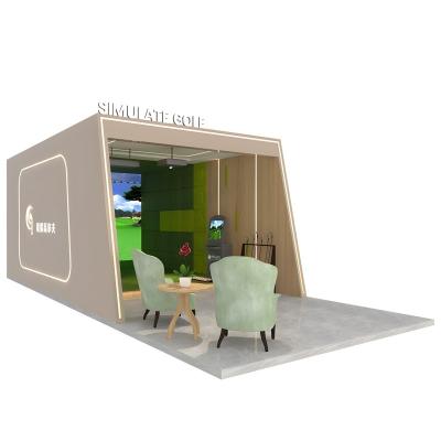 中国 ゴルフシミュレータ 赤外線ボール測定装置 衝撃耐性スクリーン 販売のため