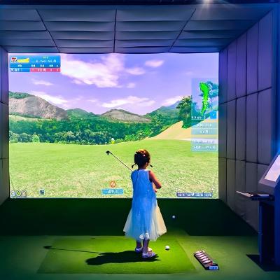 中国 ゴルフスクリーン インタラクティブプロジェクション ゴルフスポーツシミュレーター 販売のため