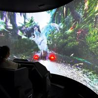 China Orbit Cinema Immersive Projector 5D Visual Motion Immersive Track for sale