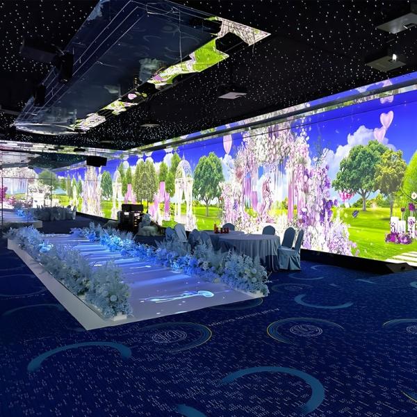 Digital Mapping Hall Immersive Wall Projection Esperienza Immersive Projector