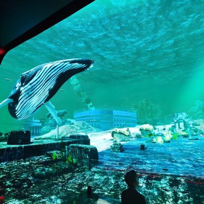 China 3d Hd Immersive Viewing Led Display Screen Hanging Glass Hologram Cinema for sale