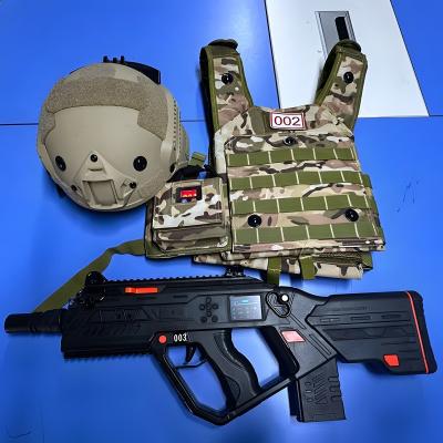 China Commercial Gun And Vest Multiplayer Wireless Laser Tag Equipment Game System Set for sale